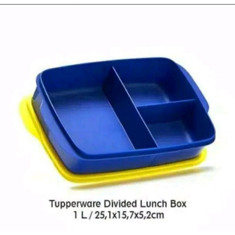 Tupperware Divided Lunch Box | Shopee Philippines