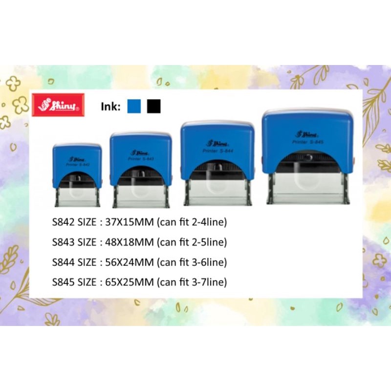 Shiny Stamp/ Company Stamp/ Self ink Stamp/ Jururawat Stamp | Shopee ...