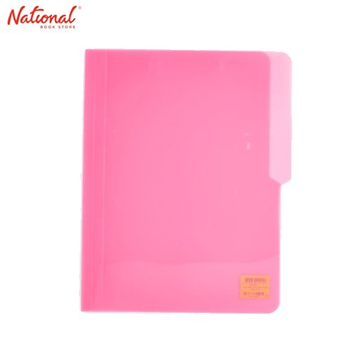 Evo Folder Plastic Short Pk Pre Punched Pink | Shopee Philippines