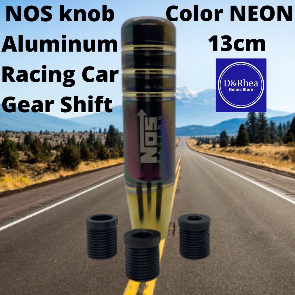 New Arrival NOS Universal Burnt NEON Shifter Stick Gear knob Aluminum ...