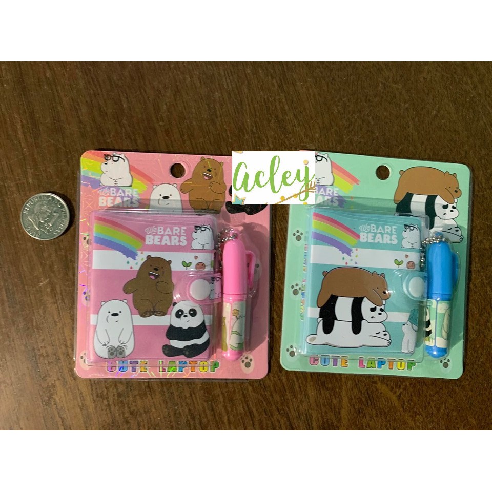 Panda Bears WBB Mini Notebook with Pen | Shopee Philippines