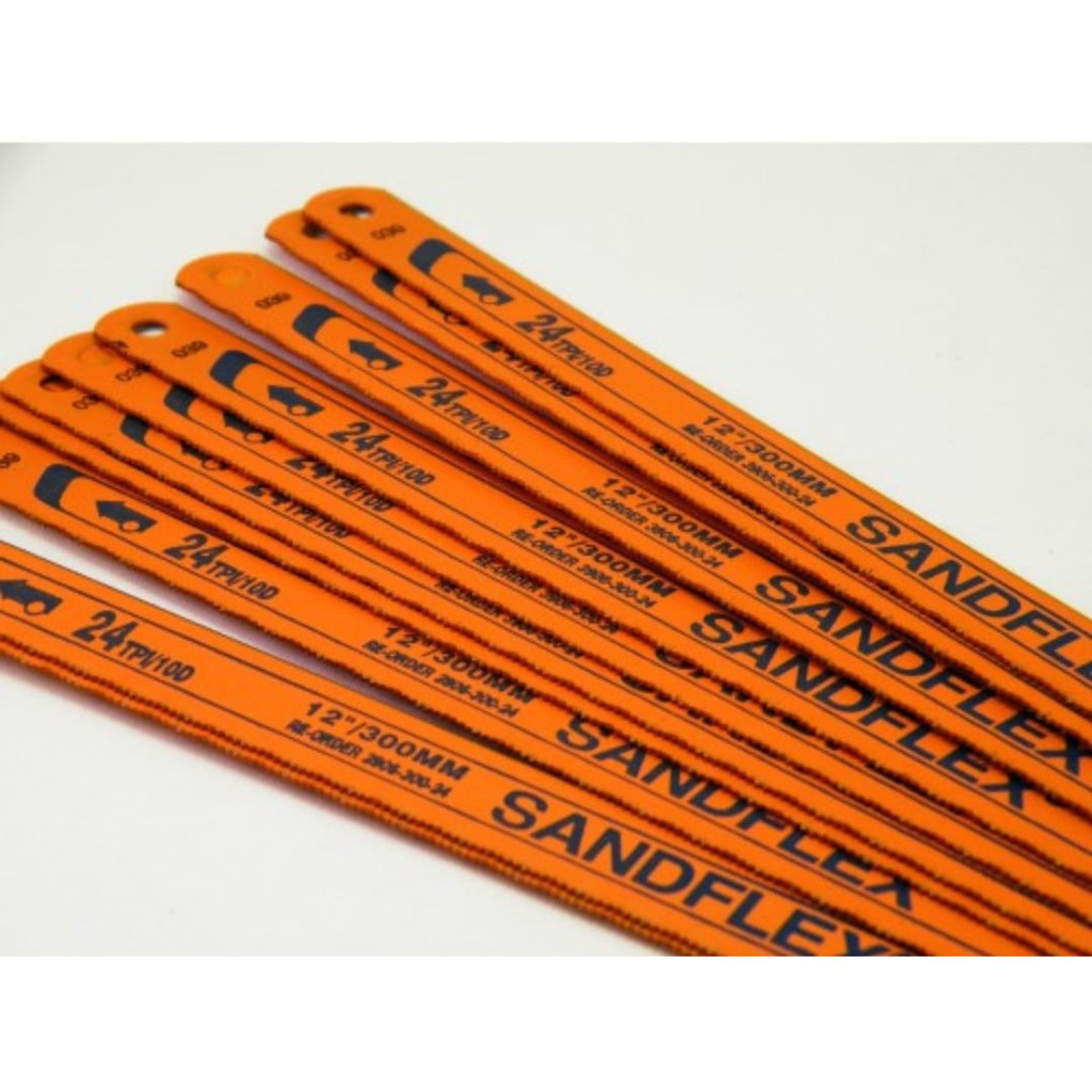 Sandflex Hacksaw Blade 18T&24T (Lagareng / Lagaring Bakal) Authentic ...