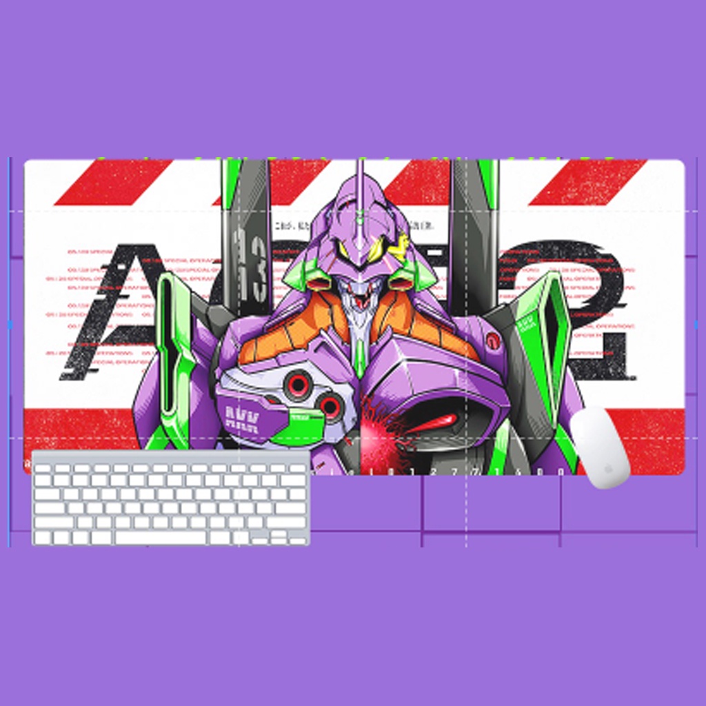 [700x300] EVA mouse pad super large Evangelion cool computer keyboard ...