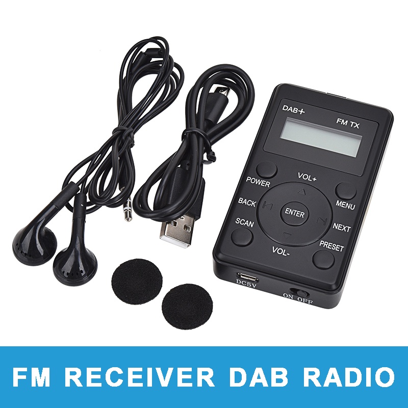 Portable DAB / DAB FM Receiver Car DAB Transmitter Radio | Shopee ...