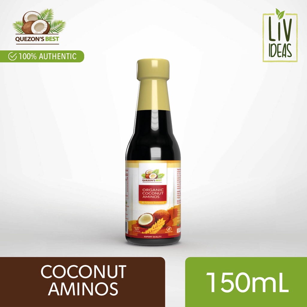 Quezon's Best Organic Coconut Aminos 150mL (Keto-Friendly, Soy-Free ... Quezon's Best Organic Coconut Aminos 150mL (Keto-Friendly, Soy-Free ...