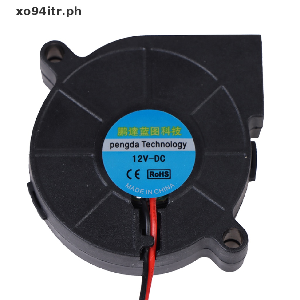 XOITR 5015 Cooling Turbo Fan 5V 12V 24V For Cooler Blower Part 3D Printer Accessories . | Shopee ...
