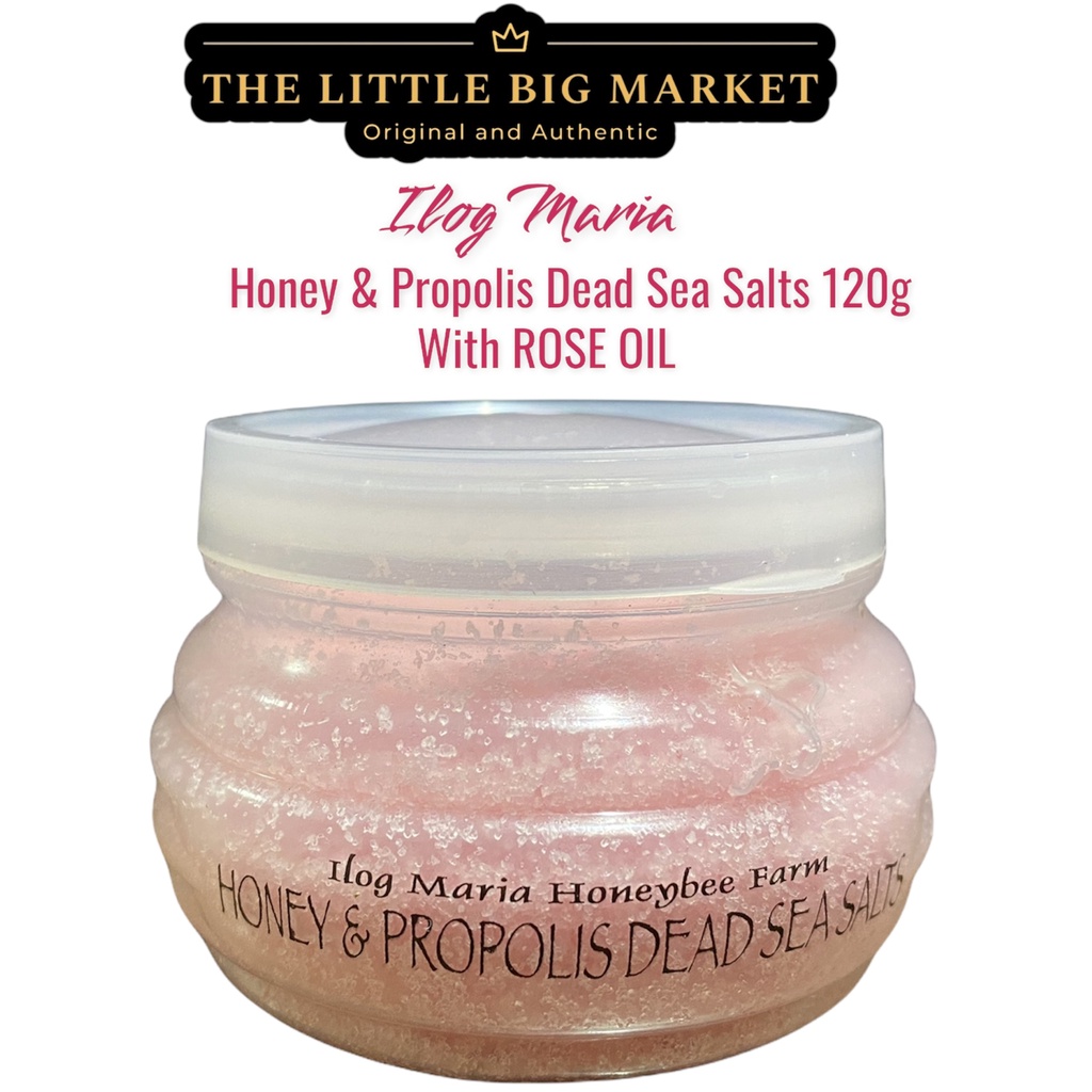 Ilog Maria Honey & Propolis Dead Sea Salts with Rose , Eucalyptus or ...