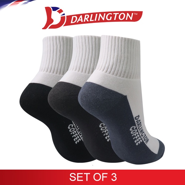 Darlington Coffee Men's Sports Thick Cotton Ankle Socks 9A1167 - Set of ...