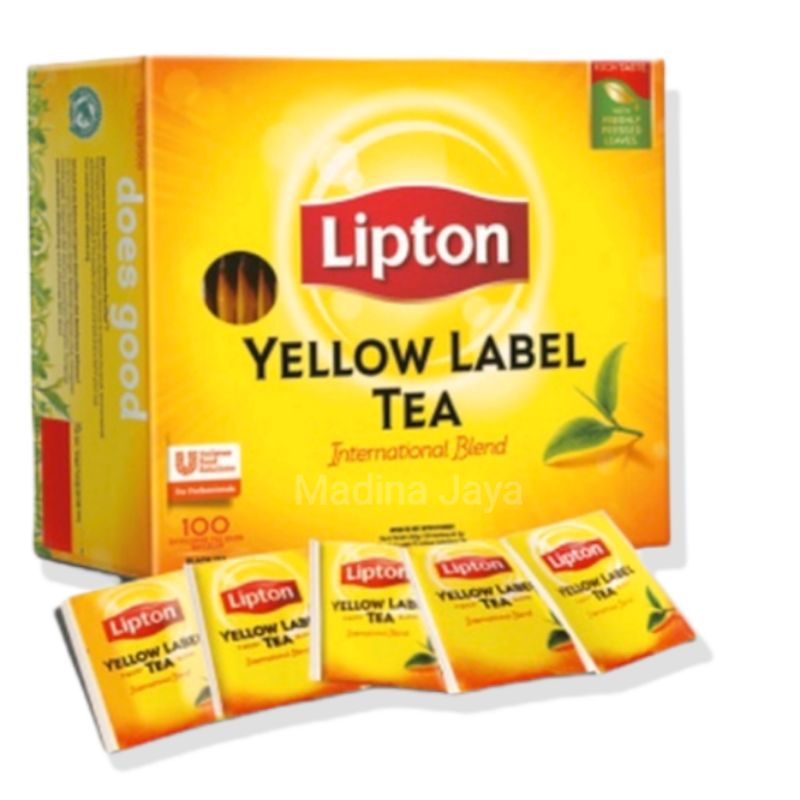 Lipton Yellow Label 100 Tea Bag Envelope | Shopee Philippines