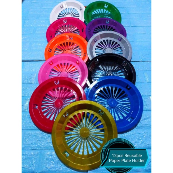 12pcs Plastic Paper Plate Holder (Fits 9" Paper Plate) | Shopee Philippines