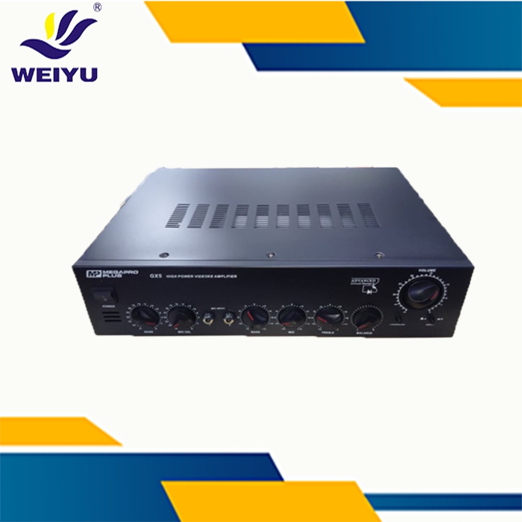 MP Megapro Plus GX5 High Power Videoke Amplifier (600WX2) | Shopee ...