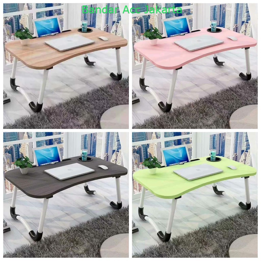 Portable Laptop Learning Folding Table - Foldable Desk Computer Folding ...