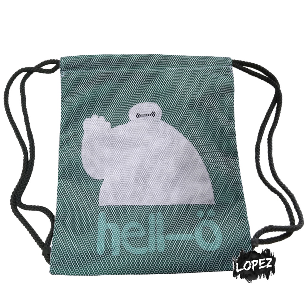 Baymax Net Bag / Big Hero 6 Backpack / Baymax Doll Lopez Backpack ...