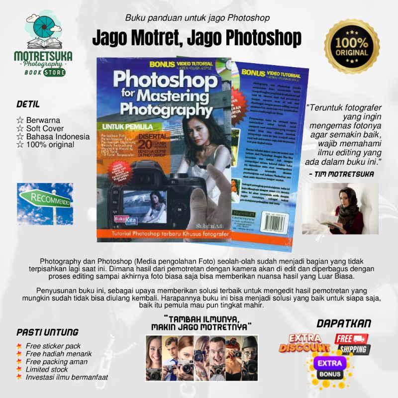 Original Photoshop for Mastering Photography Photography Book Bonus CD ...