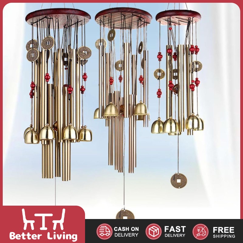 Wind Chimes Outdoor Garden Yard Bells Hanging Charm Decor Windchime ...