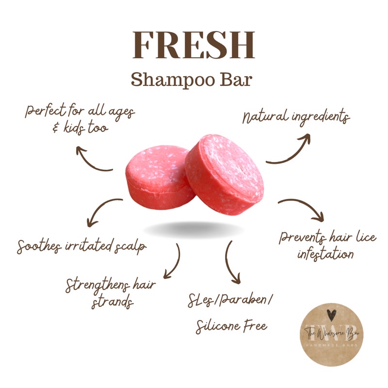 Sulfate Free Shampoo Bar FRESH The Wholesome Bar (70g) | Shopee Philippines
