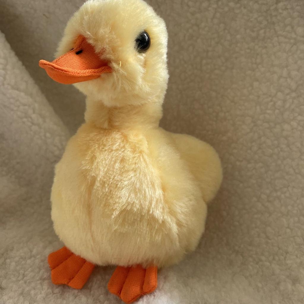 Simulation Doll Little Yellow Duck Plush Cute Toy Children's Birthday ...