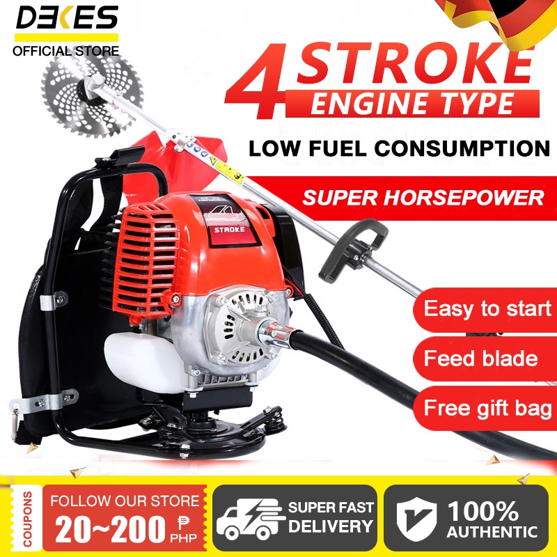 Japan 4 Stroke Grass Cutter gasoline High Quality 52CC portable grass ...