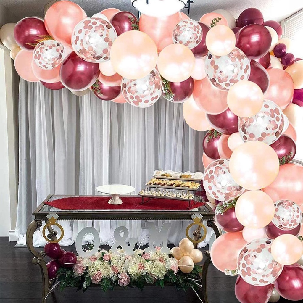 Happy birthday balloon set confetti balloon set mother's day decoration ...