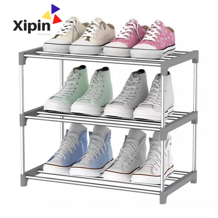 3-Layer Shoe Rack Cabinet/Storage/Stackable Shoe Rack Shoe Organizer ...