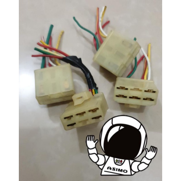 Kiprok kiprox socket regulator rectifire pin Cable 6 original honda fi ...