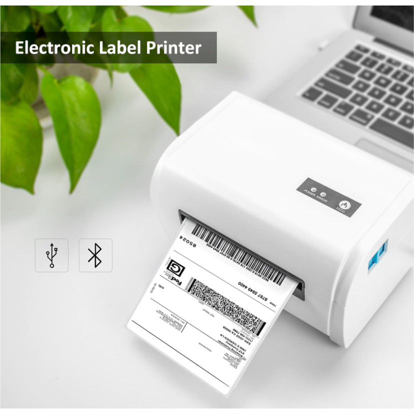 A6 Waybill Printer Shipping Label with Bluetooth A6 Thermal Label ...