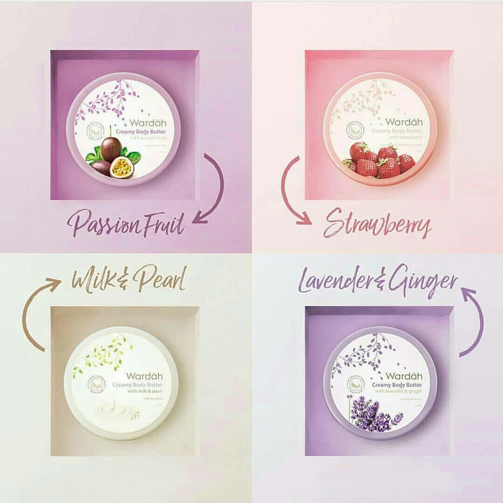 Wardah Creamy Body Butter 50ml | Shopee Philippines