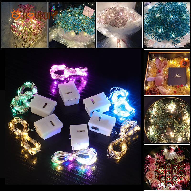 LED Fairy String Lights /Copper Wire LED String lights/Battery powered ...