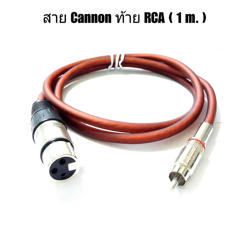 CANNON Audio Cable End To RCA Jack Length 1 M | Shopee Philippines