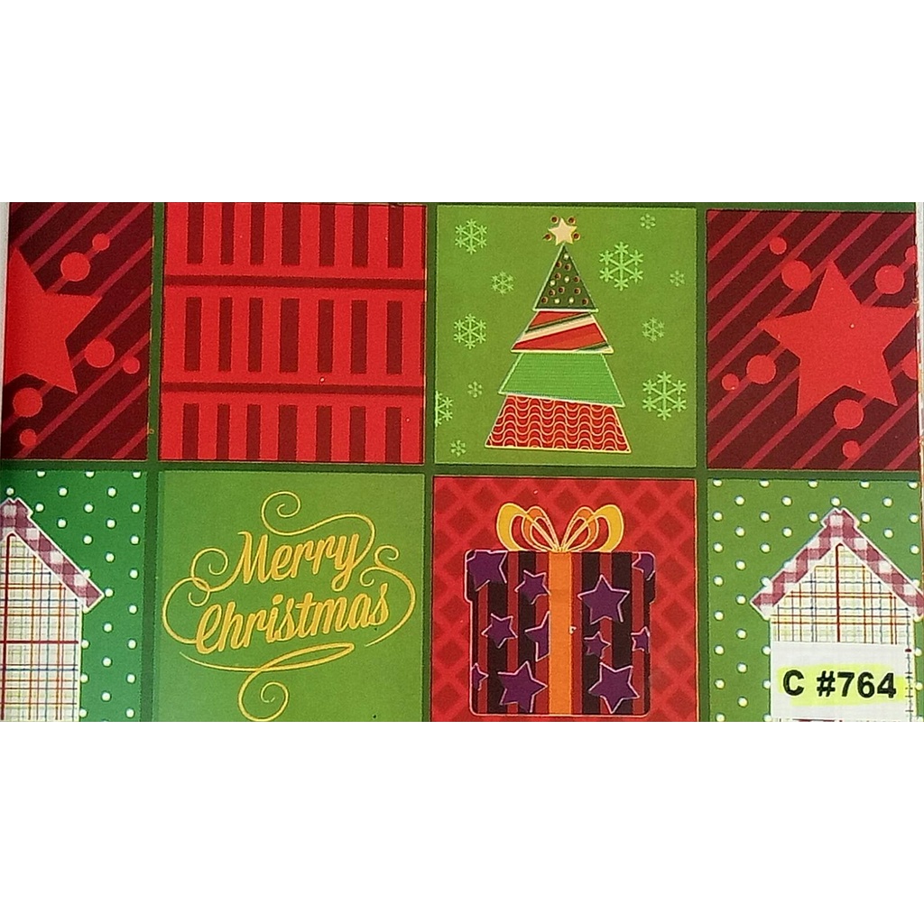 50 Sheets Glossy Thick Christmas Gift Wrap Paper with gift tag (Size 25 ...