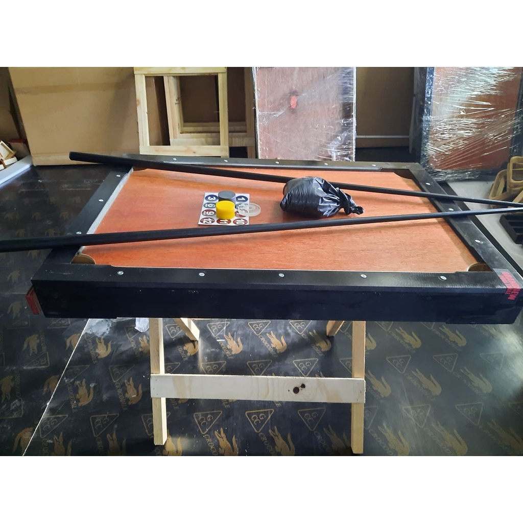 2X3 MINI POOL TABLE 24x36 OLD w/ Complete Accessories / POOL TABLE ...