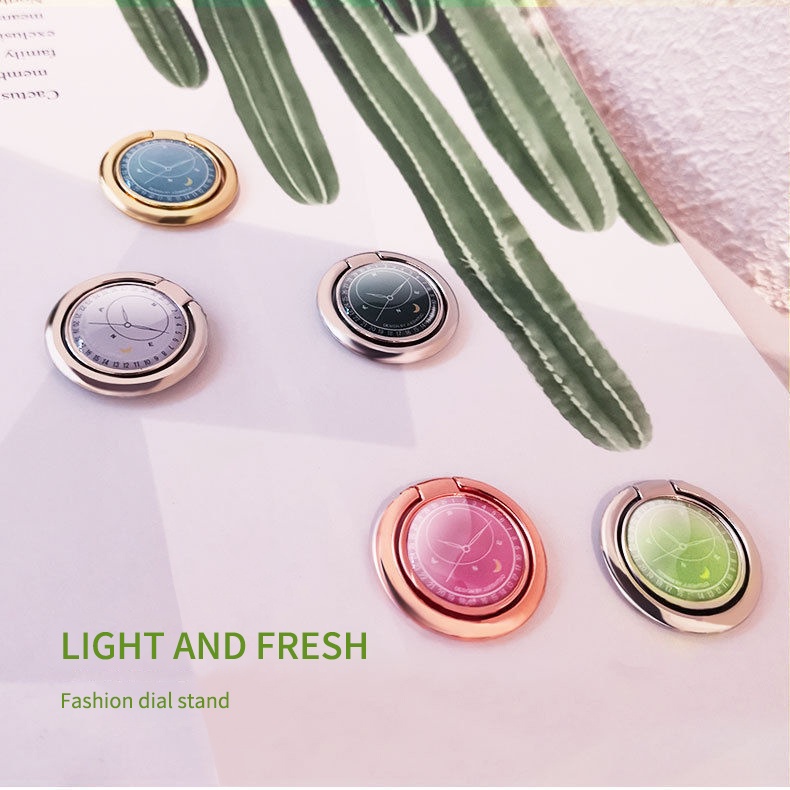 Luxury metal Mobile Phone Ring Holder 360 Degree Telephone Cellular ...