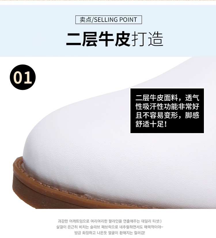 【ZLOT】Women's Oxford Style Cow Leather Shoes For Women Flat Wedeg Heel ...