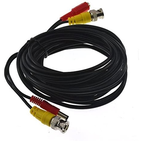 BNC Video Power Cable For CCTV Camera DVR Security System 5M 10M 15M ...