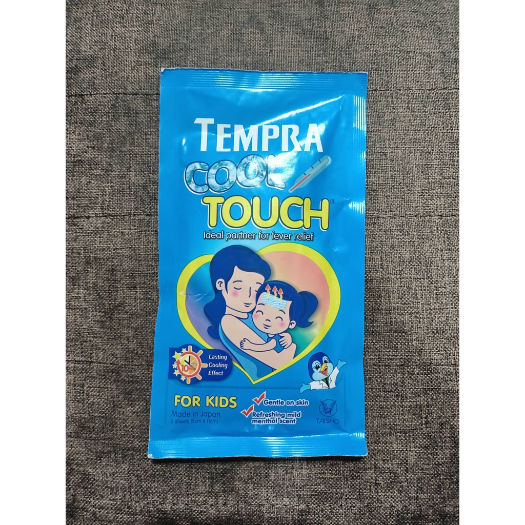 Tempra Cool Touch For Kids (2 sheets) Made in Japan | Shopee Philippines
