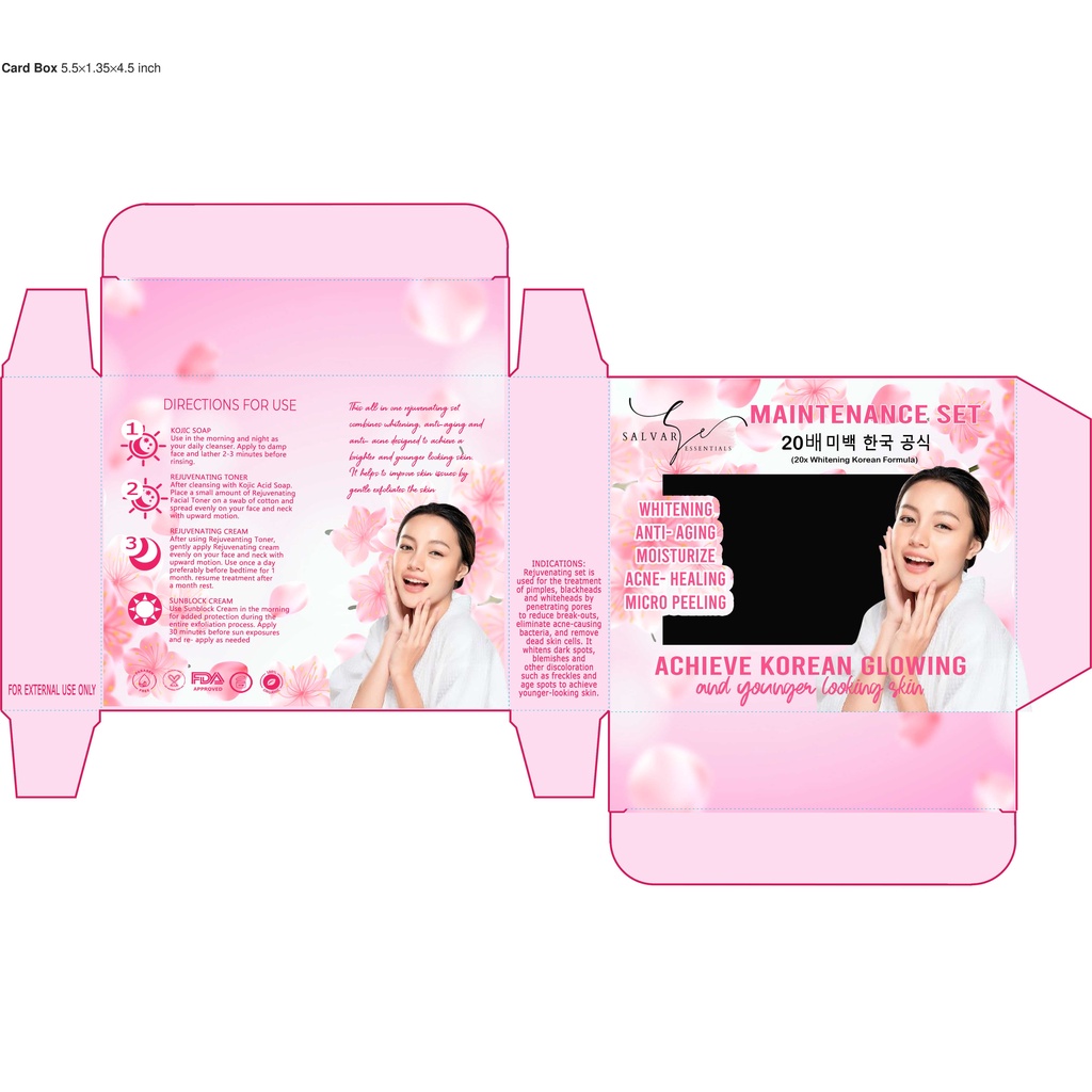 customized boxes fro rejuvenating and maintenance set | Shopee Philippines
