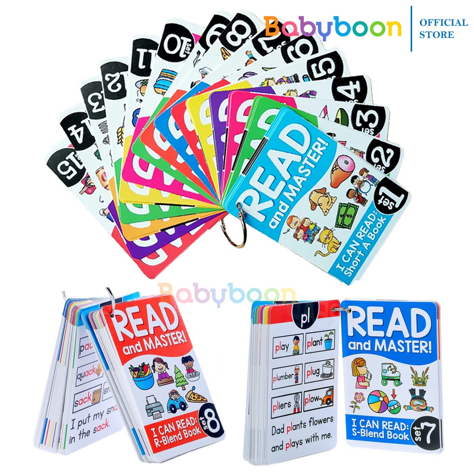 67pcs Read & Master Phonics Flash Cards Educational Learning | Shopee ...