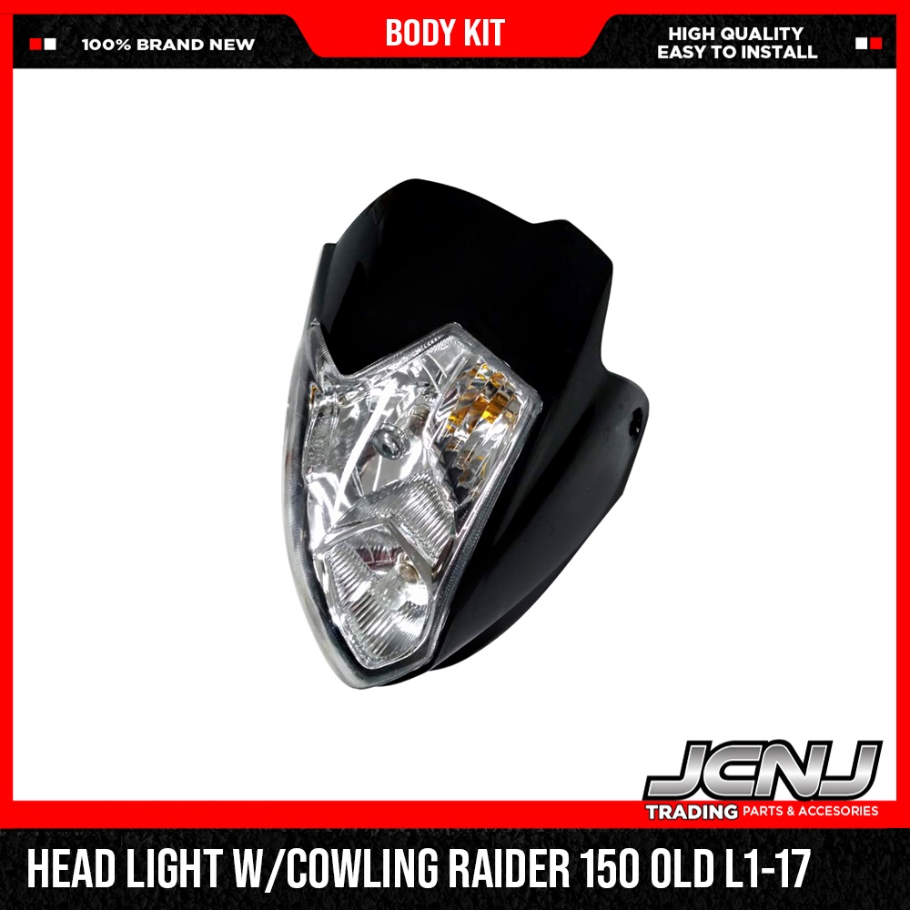 JCNJ Motorcycle Body Kit L1-17 Suzuki Raider R150 Gen1 Headlight ...