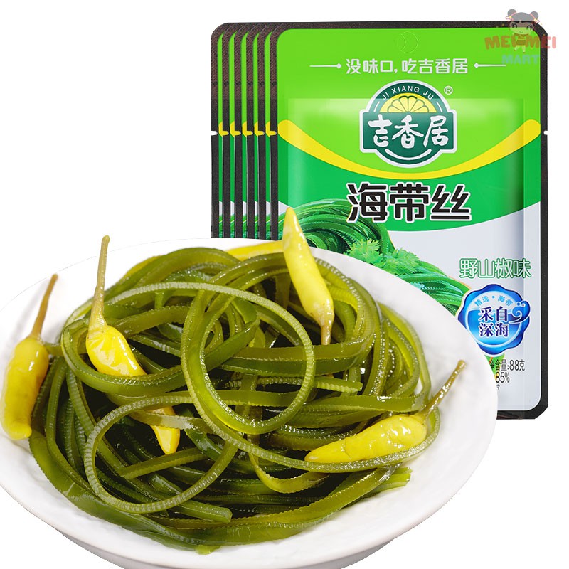 Ji Xiang Ju Chinese Seaweed Silk Kelp Appetizer Snack 88g | Shopee ...