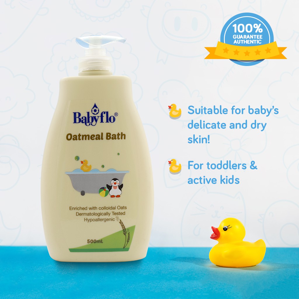 Babyflo Oatmeal Bath 500ml | Shopee Philippines