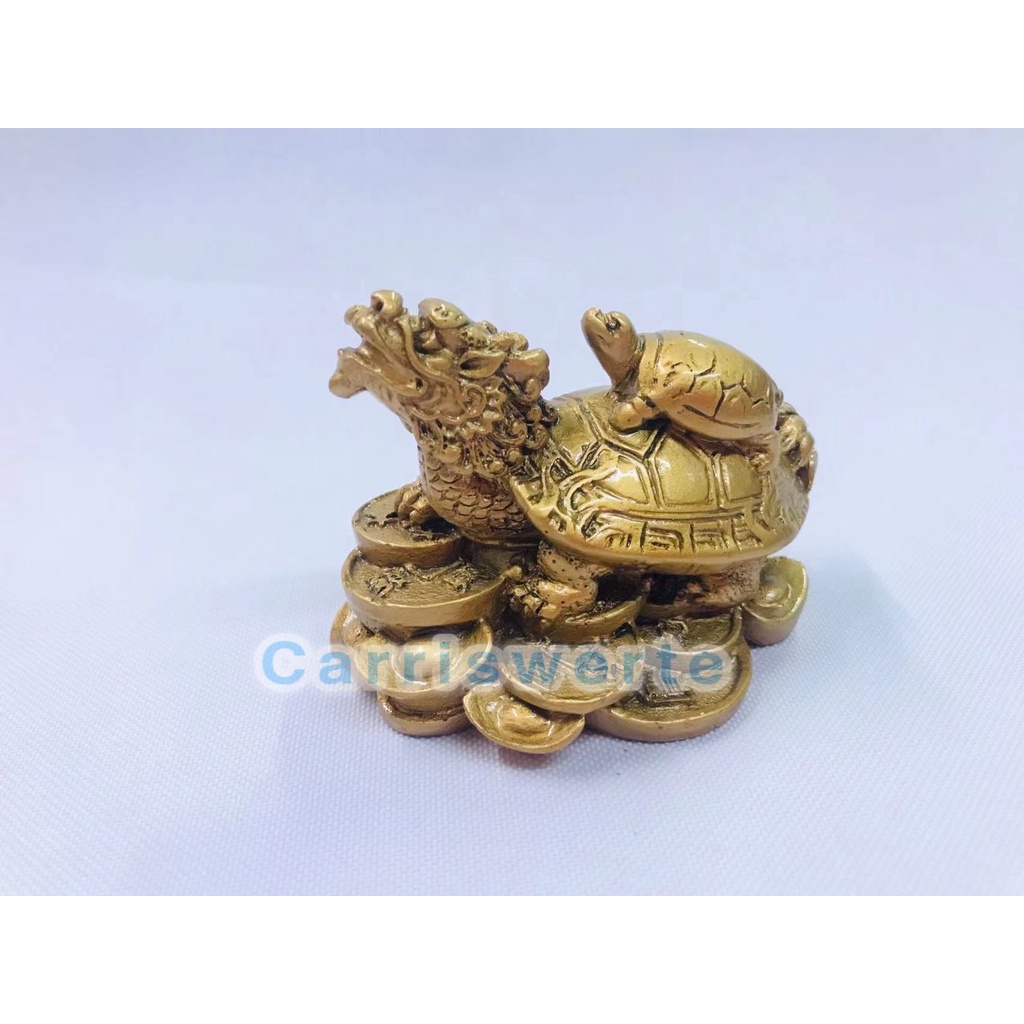 CARRISWERTE Dragon Turtle Lucky Charm For Career Success and Wealth ...