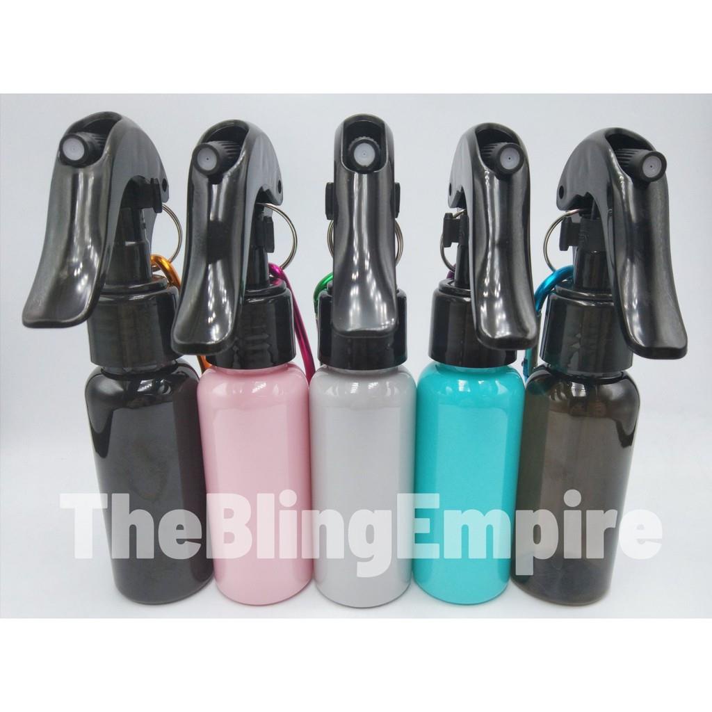 Portable Spray Bottle (alcohol) with Holder Hook Keychain 60ml ...