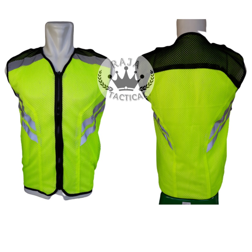 HIJAU STABILO Safety Vest Mesh Safety Vest Green Net Highlighter ...