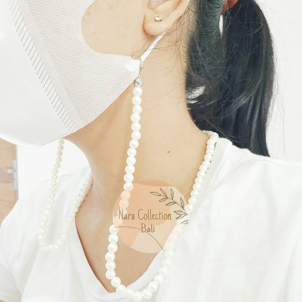 Rope MASK / STRAP MASK White Pearl A2 | Shopee Philippines