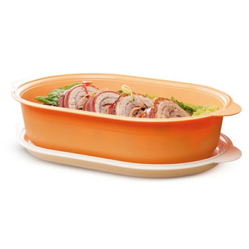 Tupperware Legacy Blossom Large Oval Server | Shopee Philippines
