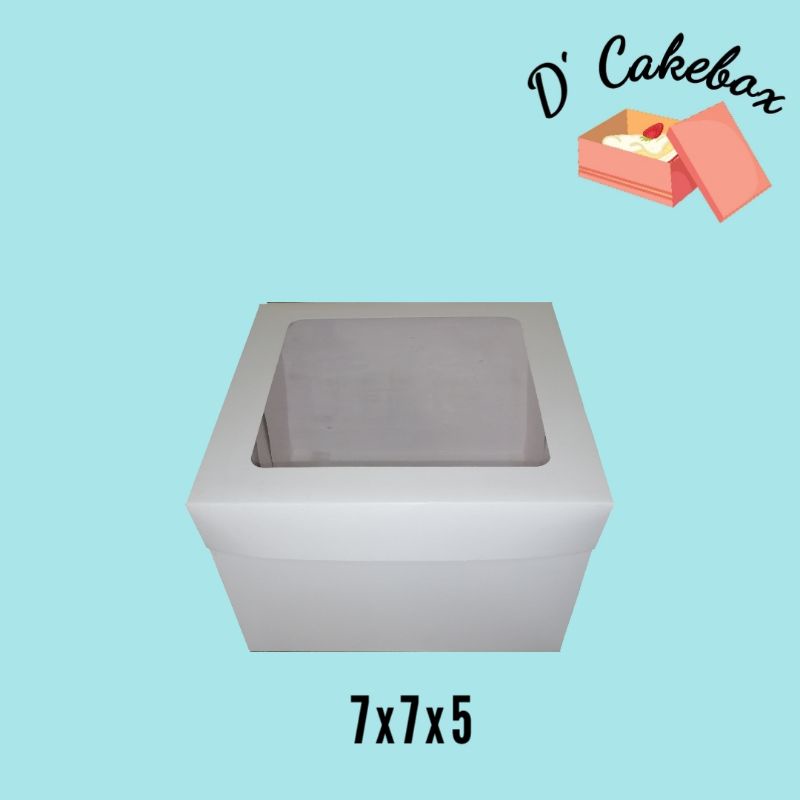 Tall Cake Boxes 7x7x5 inches (10pcs) | Shopee Philippines