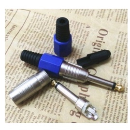 PL55 Mono Microphone Plug 6.35mm Audio Plug Connector | Shopee Philippines