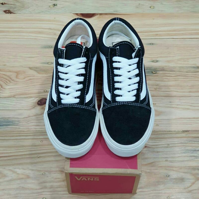 Vans Old Skool Classic Black White Waffle Dt Shoes Bnib Shopee