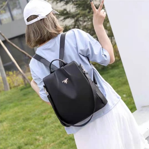 YouMi Korean Fashion Campus Nylon Backpack (Waterproof) | Shopee ...