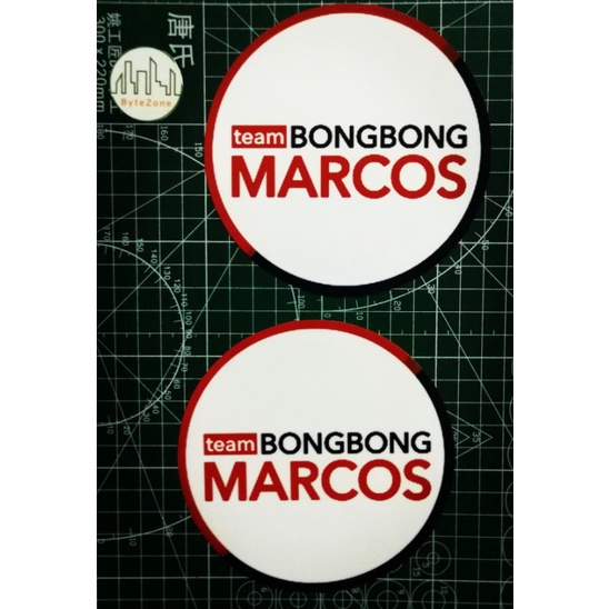 BBM BONGBONG MARCOS CAR STICKER LOGO 5x5 INCH 4 | Shopee Philippines